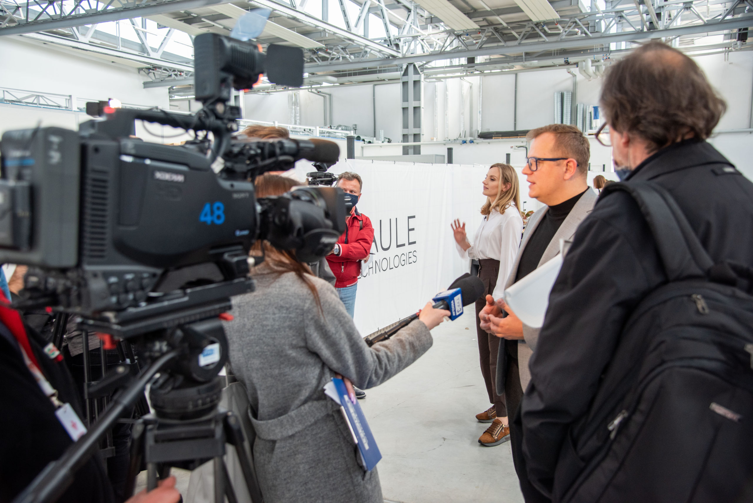 International Media Coverage From The Production Line Opening